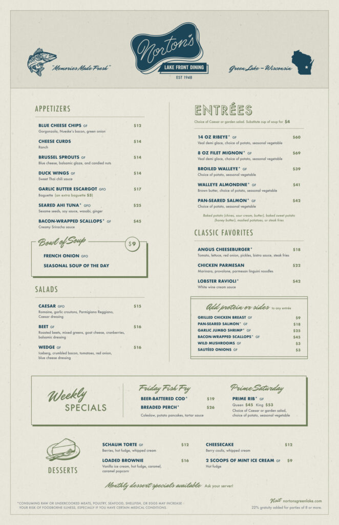 Norton's of Green Lake – Casual Sophistication